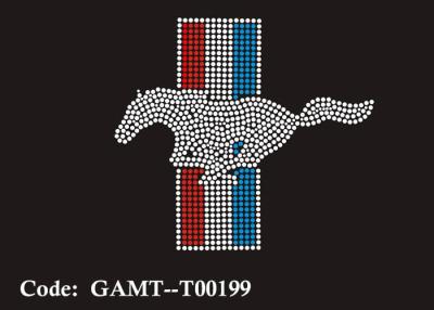 China GAMT--T00199 Rhinestone Transfer Designs for T-shirt / Hat / Bags, etc. for sale