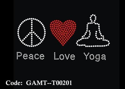China GAMT--T00201 Rhinestone Transfer Designs for T-shirt / Hat / Bags, etc. for sale