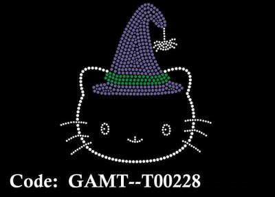 China GAMT--T00228 Rhinestone Transfer Designs for T-shirt / Hat / Bags, etc. for sale