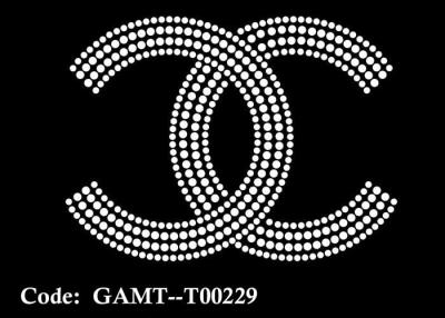 China GAMT--T00229 Rhinestone Transfer Designs for T-shirt / Hat / Bags, etc. for sale