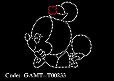 China GAMT--T00233 Rhinestone Transfer Designs for T-shirt / Hat / Bags, etc. for sale
