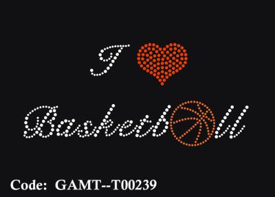 China GAMT--T00239 Rhinestone Transfer Designs for T-shirt / Hat / Bags, etc. for sale