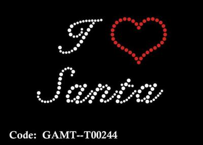 China GAMT--T00244 Rhinestone Transfer Designs for T-shirt / Hat / Bags, etc. for sale