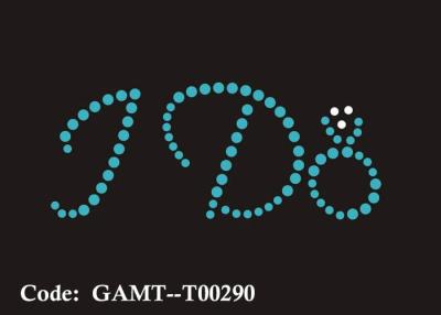 China GAMT--T00290 Rhinestone Transfer Designs for T-shirt / Hat / Bags, etc. for sale