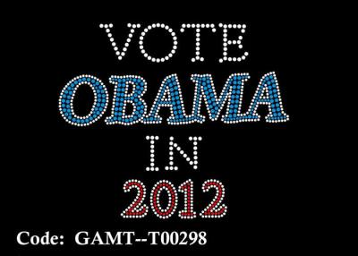 China GAMT--T00298 Rhinestone Transfer Designs for T-shirt / Hat / Bags, etc. for sale