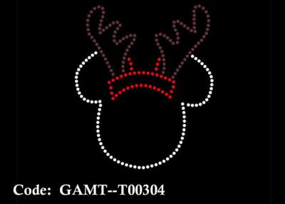 China GAMT--T00304 Rhinestone Transfer Designs for T-shirt / Hat / Bags, etc. for sale
