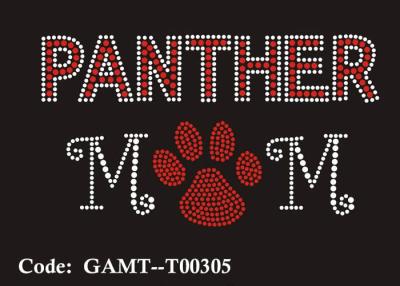 China GAMT--T00305 Rhinestone Transfer Designs for T-shirt / Hat / Bags, etc. for sale
