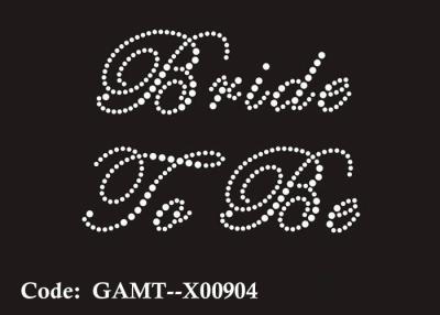 China GAMT--X00904 Rhinestone Transfer Designs for T-shirt / Hat / Bags, etc. for sale