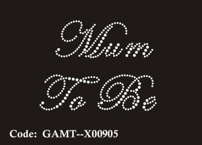 China GAMT--X00905 Rhinestone Transfer Designs for T-shirt / Hat / Bags, etc. for sale