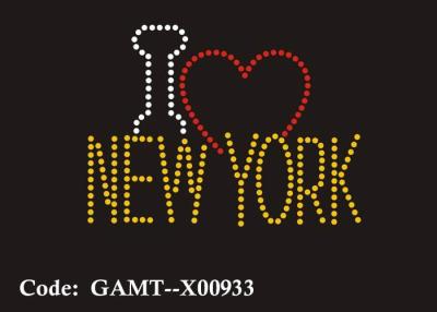 China GAMT--X00933 Rhinestone Transfer Designs for T-shirt / Hat / Bags, etc. for sale