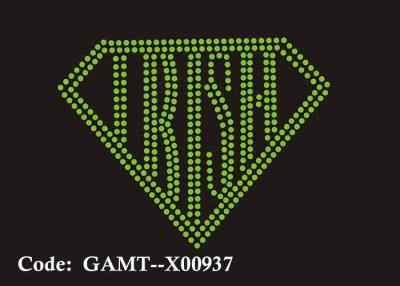 China GAMT--X00937 Rhinestone Transfer Designs for T-shirt / Hat / Bags, etc. for sale