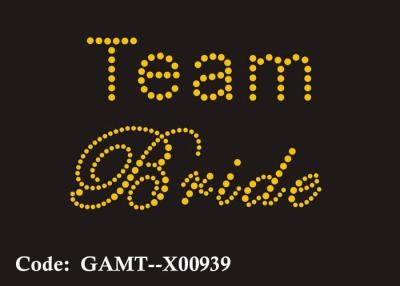 China GAMT--X00939 Rhinestone Transfer Designs for T-shirt / Hat / Bags, etc. for sale