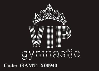 China GAMT--X00940 Rhinestone Transfer Designs for T-shirt / Hat / Bags, etc. for sale