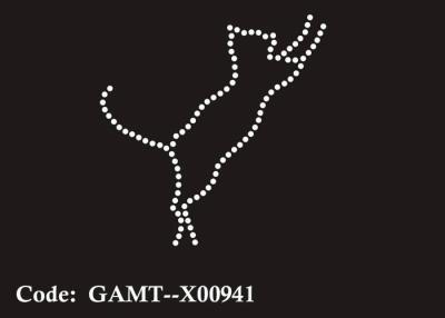 China GAMT--X00941 Rhinestone Transfer Designs for T-shirt / Hat / Bags, etc. for sale
