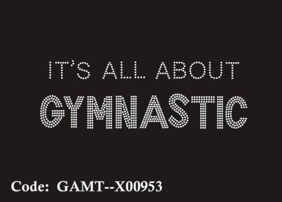 China GAMT--X00953 Rhinestone Transfer Designs for T-shirt / Hat / Bags, etc. for sale
