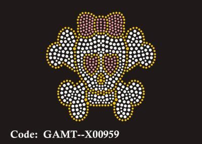 China GAMT--X00959 Rhinestone Transfer Designs for T-shirt / Hat / Bags, etc. for sale