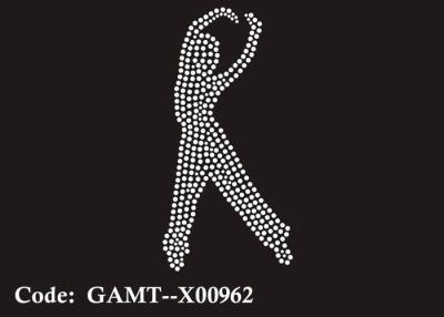 China GAMT--X00962 Rhinestone Transfer Designs for T-shirt / Hat / Bags, etc. for sale