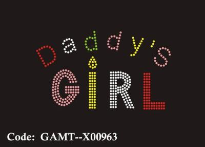 China GAMT--X00963 Rhinestone Transfer Designs for T-shirt / Hat / Bags, etc. for sale