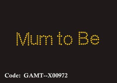 China GAMT--X00972 Rhinestone Transfer Designs for T-shirt / Hat / Bags, etc. for sale