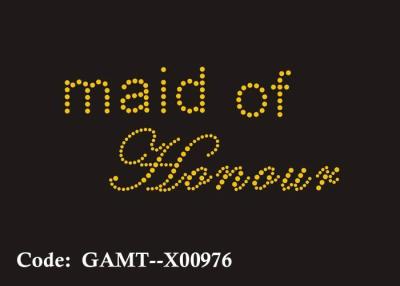 China GAMT--X00976 Rhinestone Transfer Designs for T-shirt / Hat / Bags, etc. for sale