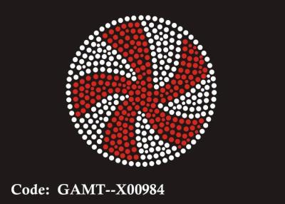 China GAMT--X00984 Rhinestone Transfer Designs for T-shirt / Hat / Bags, etc. for sale