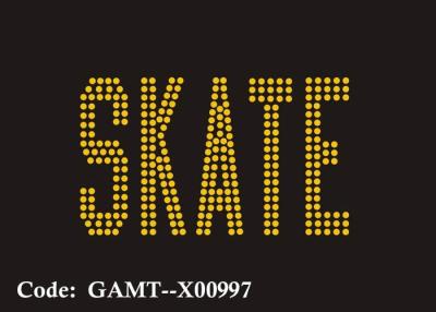 China GAMT--X00997 Rhinestone Transfer Designs for T-shirt / Hat / Bags, etc. for sale