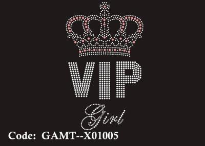 China GAMT--X01005 Rhinestone Transfer Designs for T-shirt / Hat / Bags, etc. for sale