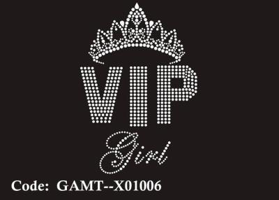 China GAMT--X01006 Rhinestone Transfer Designs for T-shirt / Hat / Bags, etc. for sale