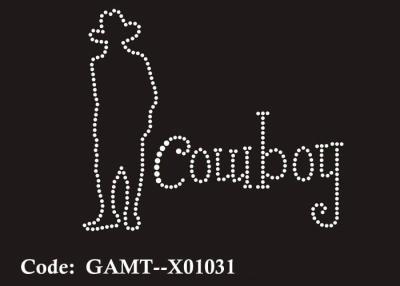 China GAMT--X01031 Rhinestone Transfer Designs for T-shirt / Hat / Bags, etc. for sale