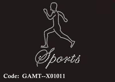 China GAMT--X01011 Rhinestone Transfer Designs for T-shirt / Hat / Bags, etc. for sale