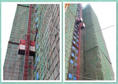 China High Twin Cage Construction Material Lifting Hoist Rack And Pinion Lift for sale
