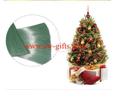 China PET needle for christmas tree christmas wreath christmas gift needle for sale