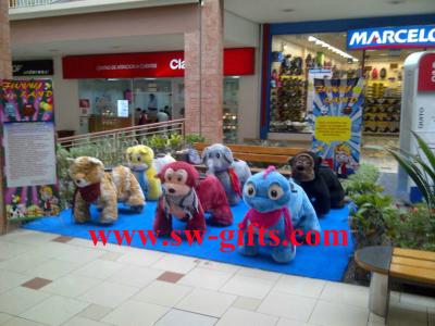 China China plush toys factory stuffed toys manufacture tiger animal rides gifts for sale
