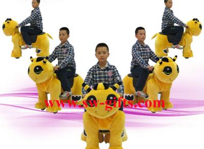 China China supplier electrical coin operated battery plush walking animal ride for mall with CE for sale