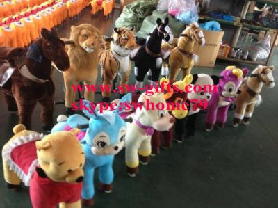 China Human Power Plush Walking Animal Toy for Kids and Adults for event rental for sale