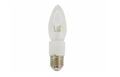 China 3000K Warm White Ceramic SMD LED Candle Bulb 4W Super Bright for sale