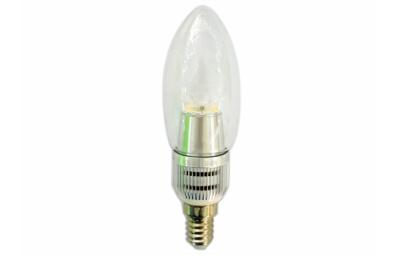 China Dimmable 400Lm 5W LED Candle Light Bulbs 3000K For Crystal Light for sale