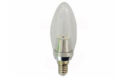China 3W Flower Shape E14 LED Candle Bulbs 360° For Chandelier for sale