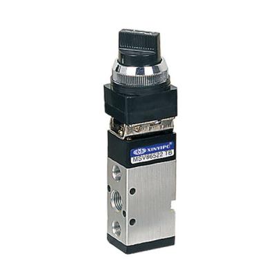 China MSV86522 5 Way 2 Position Pneumatic Valve , Pneumatic Mechanical Valve No Installation On for sale