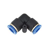 China PV Equal Elbow Push-in Plastic Tube Fitting 4mm-16mm Gray for Pneumatics for sale
