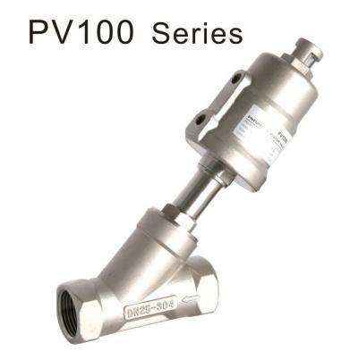 China DN10 ~ 80 PV100  2 / 2 Way Angle Seat Globe Valve For Gases / Steam for sale