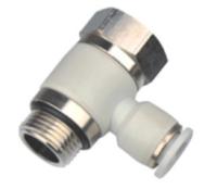 China Brass Nickel Plated Push In Connector PHF G Thread 4mm to 16mm Tube Fitting for sale