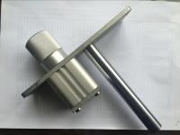 China SDA Compact Pneumatic Air Cylinder 12mm to 100mm Bore Double Acting with Flange and Adjustable Knob for sale