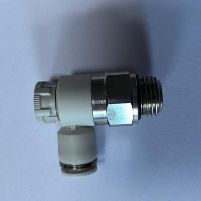 China Precision Efficiency Pneumatic Tube Fittings Straight G1/8 Tube Size for sale