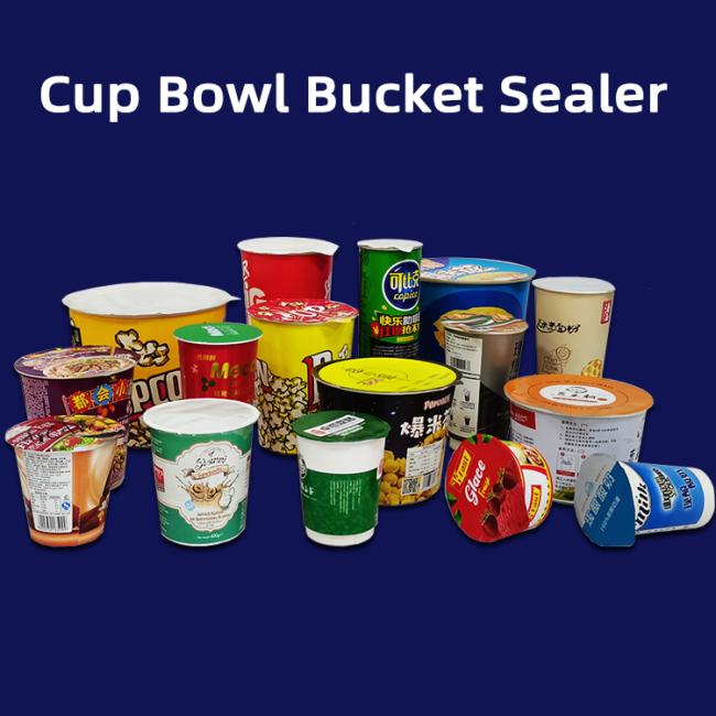 LD802 Desktop Sealing Machine in operation