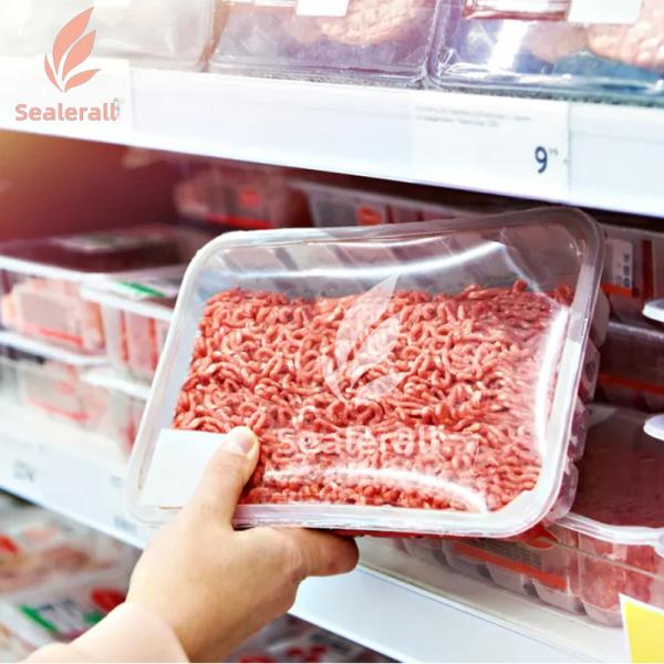 Quality Seafood MAP Packaging Machine 50HZ 0.5-0.6Mpa With Printing Function for sale