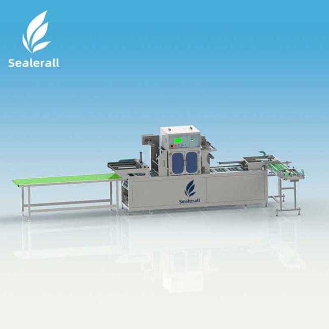 Packaging machine side view