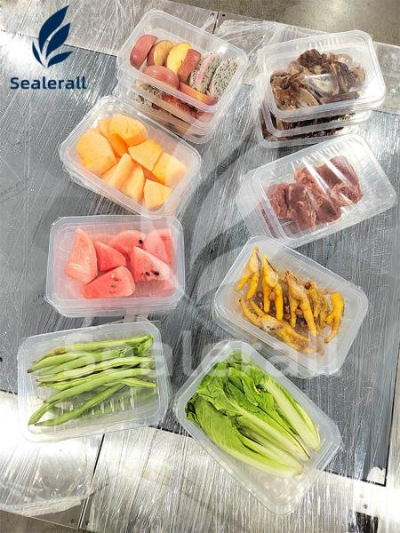 Quality Vertical Fresh Meat Tray Wrapping Machine MAP Sealing Machine Automated for sale