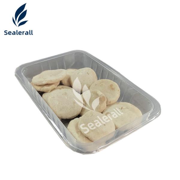 Quality Shrimp Cake MAP Tray Sealer 110V PLC Control Disposable Food Container Sealing for sale