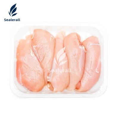 China Energy Efficient Disposable Food Container Sealing Machine MAP Tray Sealer for sale